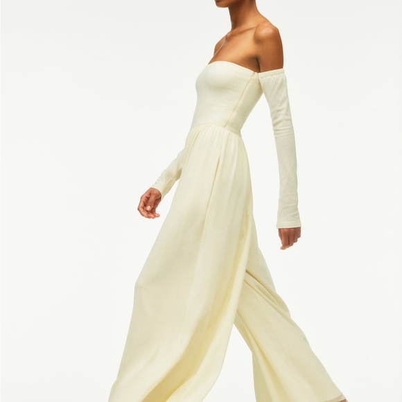 Zara | Pants & Jumpsuits | Zara Studio Collection Super Wide Leg Cream ...